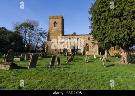 All Saints Church, Flore, Northamptonshire, England, UK Stock Photo - Alamy