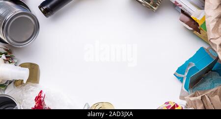 Picture trash for refining close-up Stock Photo - Alamy