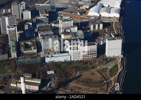 Switzerland, Basel, Novartis Campus, building of the architects Diener ...