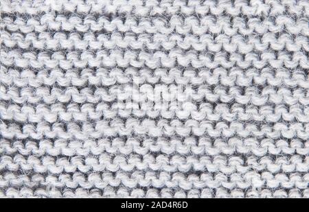 Gray large knitted knitwear texture closeup Stock Photo - Alamy
