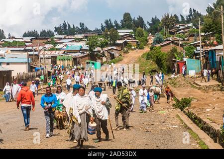 Village of Debark, Ethiopia, Africa Stock Photo - Alamy