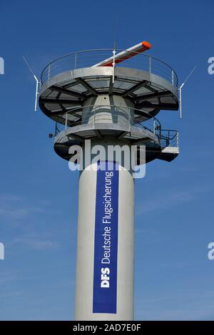 Frankfurt Airport - DFS radar tower (German air traffic control Stock ...