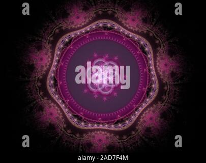 Computer generated fractal artwork for creative art,design and ...