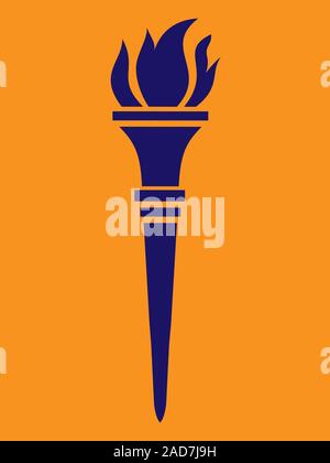 Torch pattern vector orange Stock Vector Image & Art - Alamy