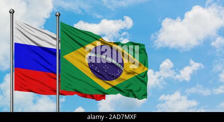 Russia, Russian vs Brazil, Brazilian, Espirito Santo flags. Smoke flag ...