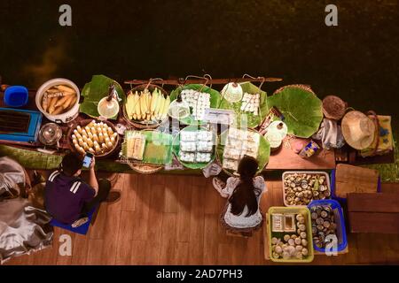 Iconsiam ,Thailand -Oct 30,2019: People can seen having their meal at ...
