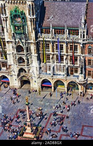 Münchner Marienplatz -Germany Stock Photo - Alamy