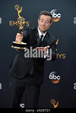 TV personality Carson Daly, host of 'The Voice,' appears backstage with ...