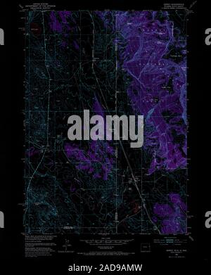 Map of Dewey in South Dakota Stock Photo - Alamy