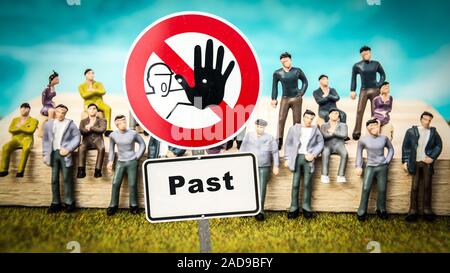 Street Sign to Future versus Past Stock Photo - Alamy
