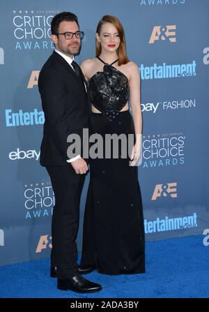 Emma Stone at the 22nd Annual Critics' Choice Awards held at Barker ...