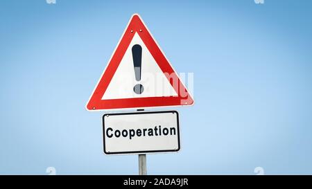 Street Sign to Teamwork Stock Photo - Alamy