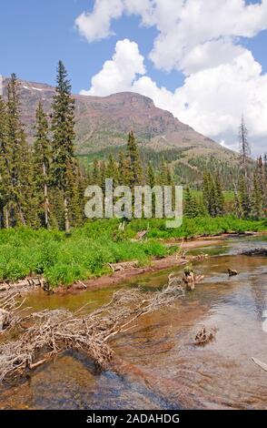 Two Medicine River Glacier National Park Montana USA Stock Photo - Alamy
