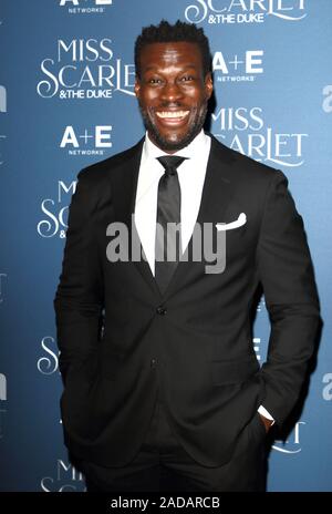 Ansu Kabia at the Miss Scarlet and the Duke World Premiere TV screening ...