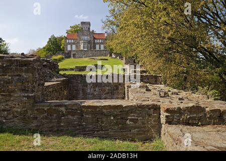 the restored house Custodis inside the castle walls of Isenburg ...