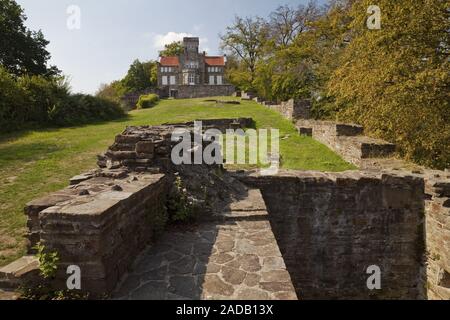 the restored house Custodis inside the castle walls of Isenburg ...