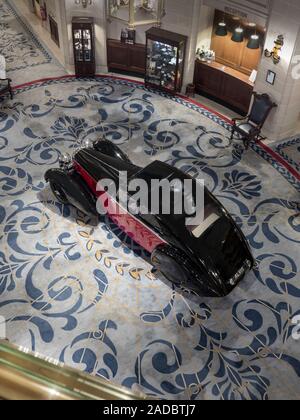 An Alvis classic car on display at the 1940's weekend at the Black ...