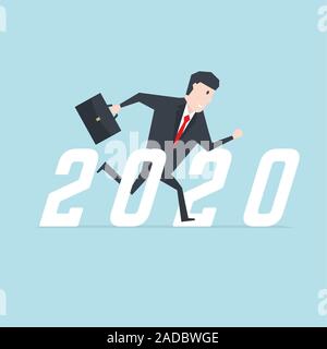 businessman running forward business energetic dynamic concept man hurry up target goal strategy ...