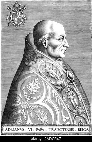 Portrait of Pope Adrian VI Stock Photo - Alamy