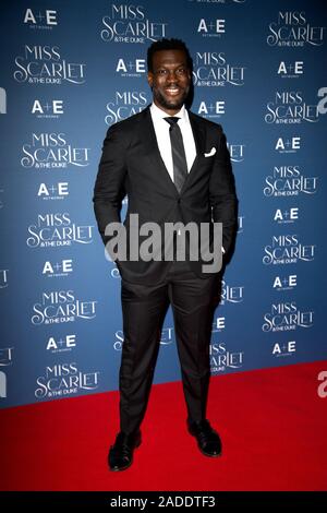 Ansu Kabia at the Miss Scarlet and the Duke World Premiere TV screening ...