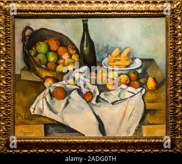 'The Basket of Apples' by Paul Cézanne is a famous still life painting ...