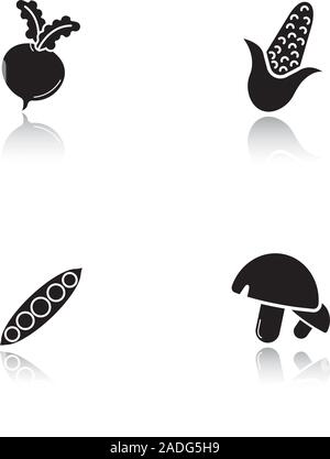 Beetroot isolated vector glyph icon. Vegetable sign. Graph symbol for ...