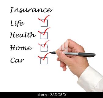 Health Check Insurance Check Up Check List Medical Concept Stock Photo ...