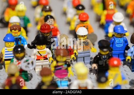 Group of Various Lego Mini Characters Stock Photo - Alamy