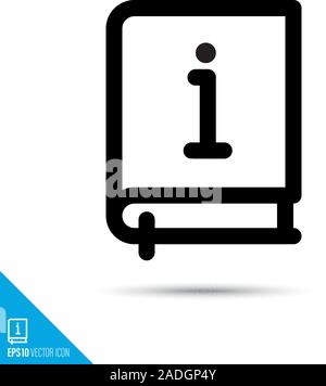 User manual book icon symbol. booklet icon, maintenace manual ...