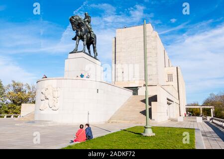 Jan Žižka z Trocnova, Jan Zizka monument, Vitkov hill, Zizkov, Prague ...