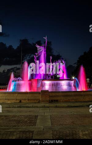 Raices Roots Fountain and Statues Old San Juan Puerto Rico Stock Photo ...