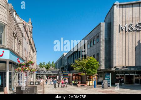 Bon Accord Centre, Scottish shopping precinct, retail shopping mall in ...