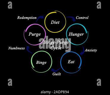 Binge - Purge Cycle Stock Photo - Alamy