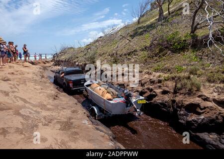 At South Ngkala Rocks - Fraser Island Stock Photo - Alamy