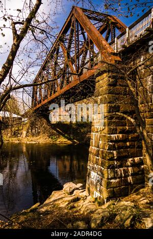 Rail Road Bridge Collinsville, Connecticut, USA Stock Photo - Alamy