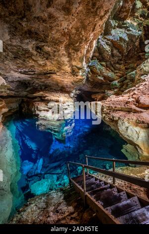 Poço Azul, Chapada Diamantina, Bahia, Brazil Stock Photo - Alamy