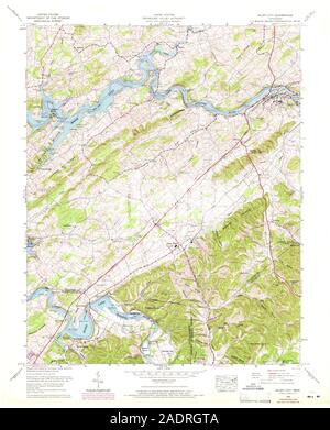 Bluff City, Tennessee, map 1959, 1:24000, United States of America by ...