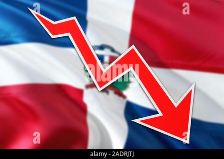 Dominican Republic economy graph is indicating positive growth, green ...