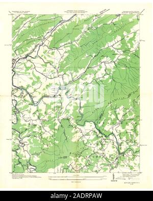 Butler, Tennessee, map 1935, 1:24000, United States of America by ...