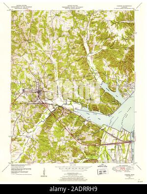Camden, Tennessee, map 1950, 1:24000, United States of America by ...