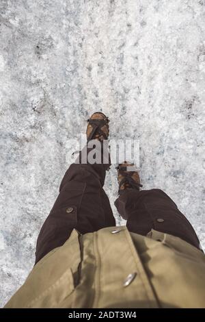 Ice-trekking on the surface of Perito Moreno Glacier Stock Photo - Alamy