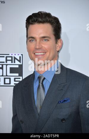 Matt Bomer at the 2016 American Music Awards held at the Microsoft ...