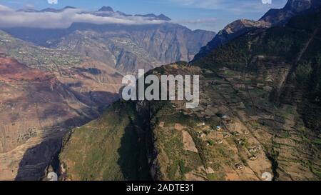 (191205) -- CHENGDU, Dec. 5, 2019 (Xinhua) -- Aerial photo taken on Nov ...