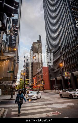 South Dearborn St, Chicago, Illinois, USA Stock Photo - Alamy
