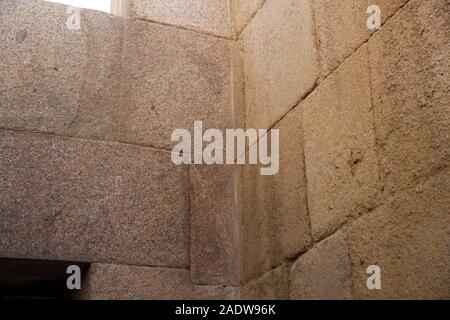 joints of stone blocks in the Egyptian pyramids Stock Photo - Alamy