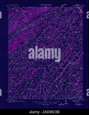 Fall Branch, Tennessee, map 1935, 1:48000, United States of America by ...