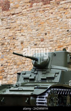 USA light tank Stuart M3A1 MK3 on display at Belgrade fortress military ...