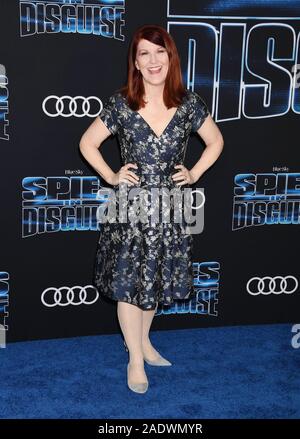 Kate Flannery at the "Spies in Disguise" Premiere at El Capitan Theater ...