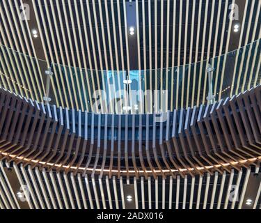 Shopping mall ceiling. Abstract geometric background. Texture design ...