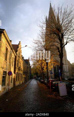 Street in Ypres, Belgium, Western Front, WW1 Stock Photo - Alamy